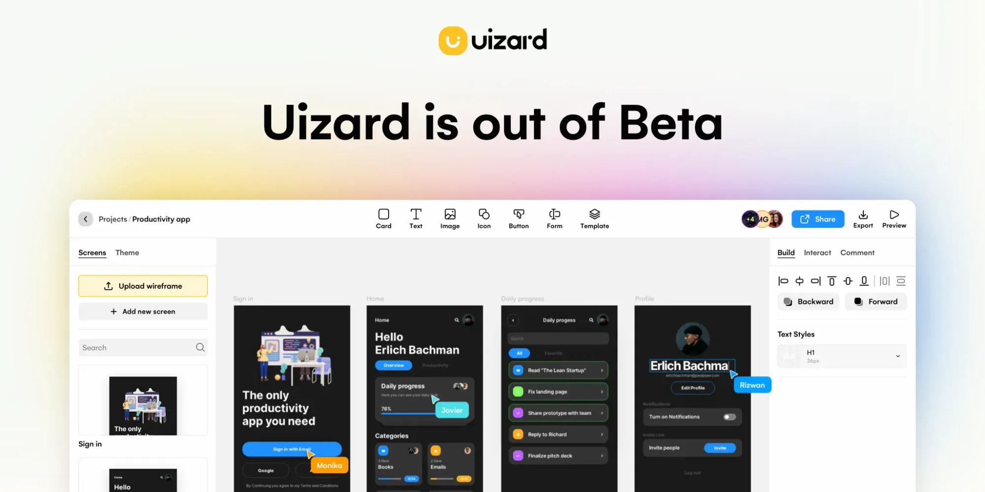 Launching The Design Tool For Non-Designers | Uizard