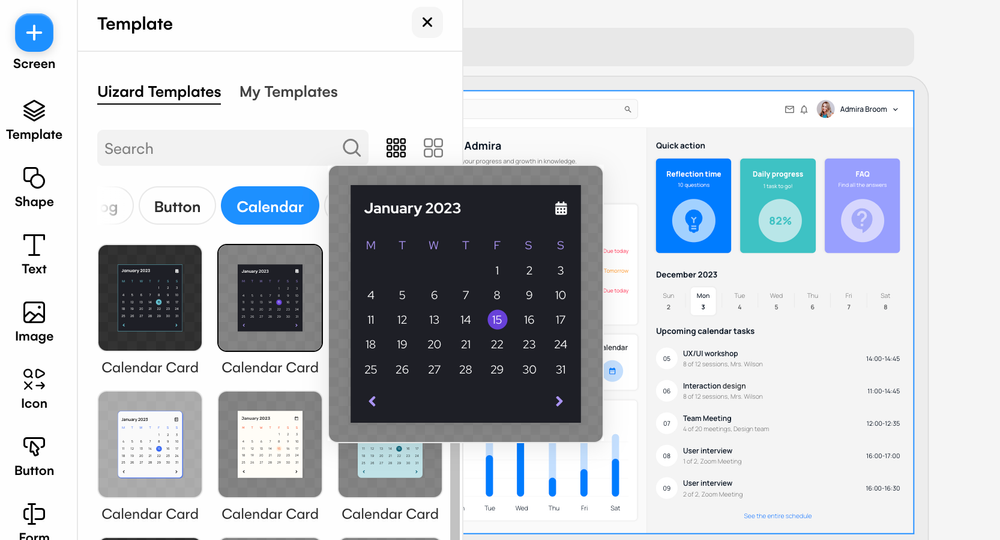 How To Create A Website Mockup | Web Mockup | Uizard