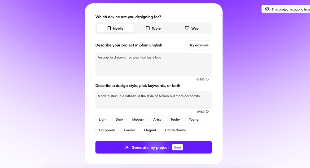 Text To Wireframe With Autodesigner | Uizard