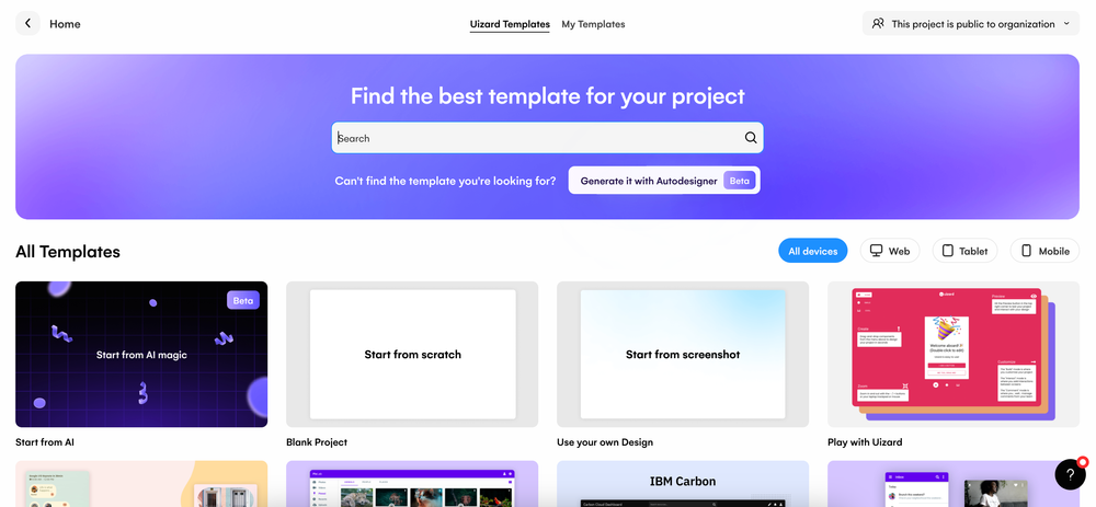 How To Use And Edit UI Design Templates | Uizard