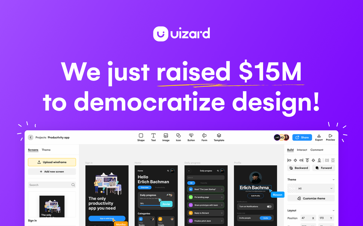 Uizard, An AI Design Tool For Non-designers | Uizard