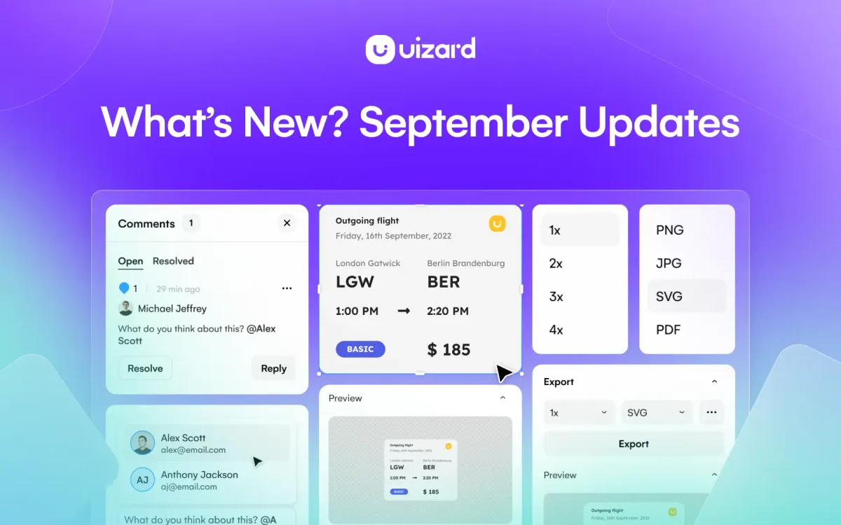 What’s New? September Updates | Uizard