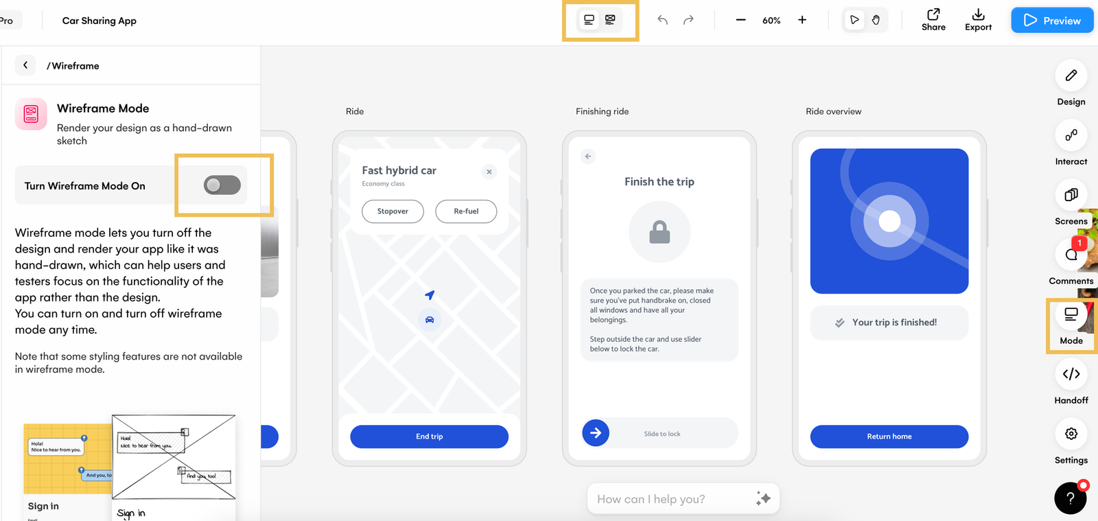 Text To Wireframe With Autodesigner | Uizard