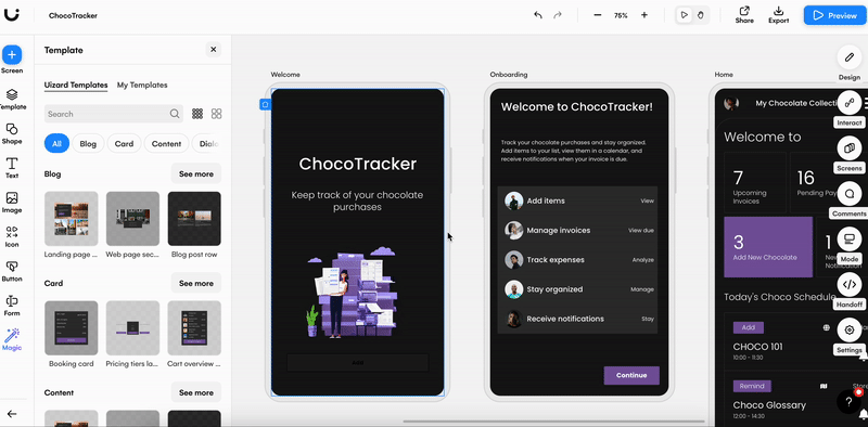 5 AI generated UI designs | AI UI design | Uizard