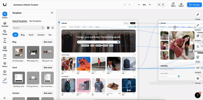 How To Design A Website Prototype | Web Design | Uizard
