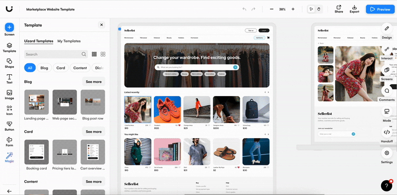 How To Design A Website Prototype | Web Design | Uizard