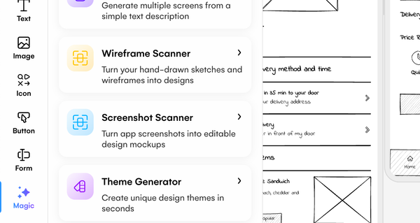 Uizard Wireframe Scanner Explained | AI Design | Uizard