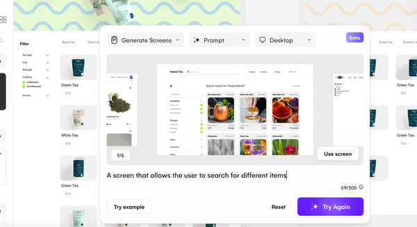 Create UI Designs With Text Prompts | AI Design | Uizard