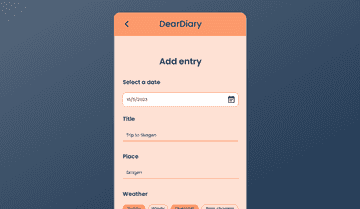 Journaling App Template | Mobile App Journal Design | Uizard