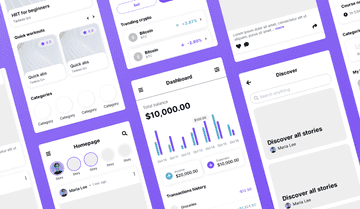 Universal Mobile UI Kit | App UI Kit | Uizard