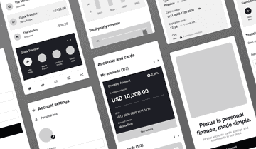 Banking App Wireframe | Banking App Wireframe Template | Uizard