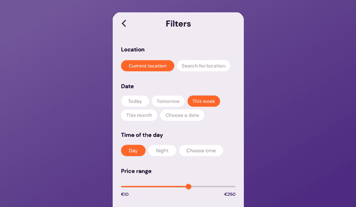 Ticket Booking Light App Template | Ticket Booking UI Design | Uizard