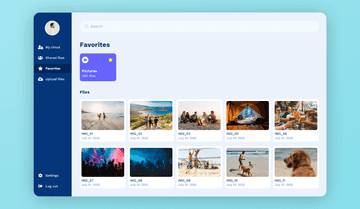 Cloud Storage Website Template | Cloud Storage UI | Uizard