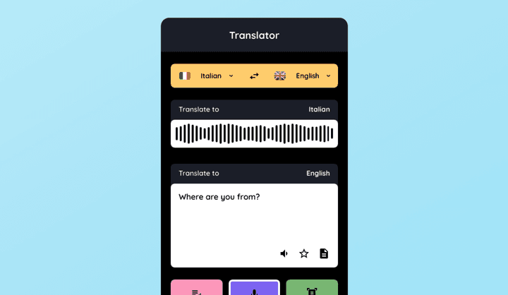 Dictionary Dark App Template | Dictionary App UI Design| Uizard