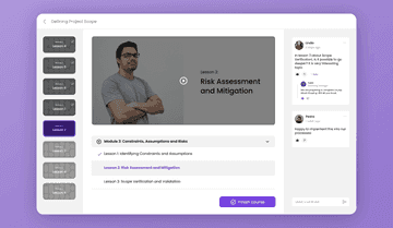 Enterprise E-learning Web App Template | Elearning Web App Design | Uizard