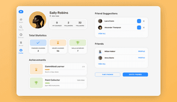 E Learning Website Template | E Learning Website UI | Uizard