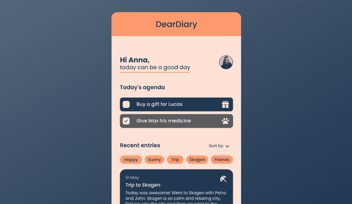 Journaling App Template | Mobile App Journal Design | Uizard
