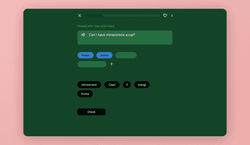 Language Learning Web App Template | Uizard