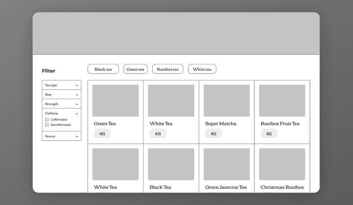 Ecommerce Website Wireframe Template | Uizard
