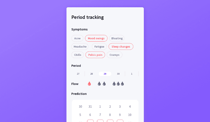 Health Tracker App UI Design Template | Uizard