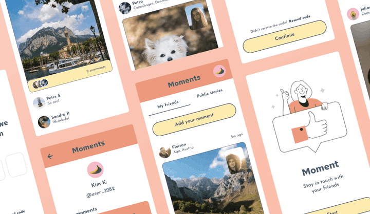 Photo Sharing App Template | Uizard