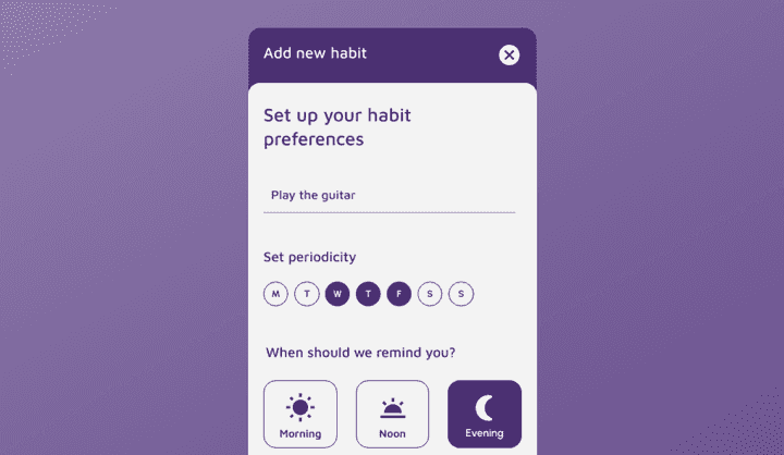 Habit Tracker App Template | Habit Tracking App Design | Uizard