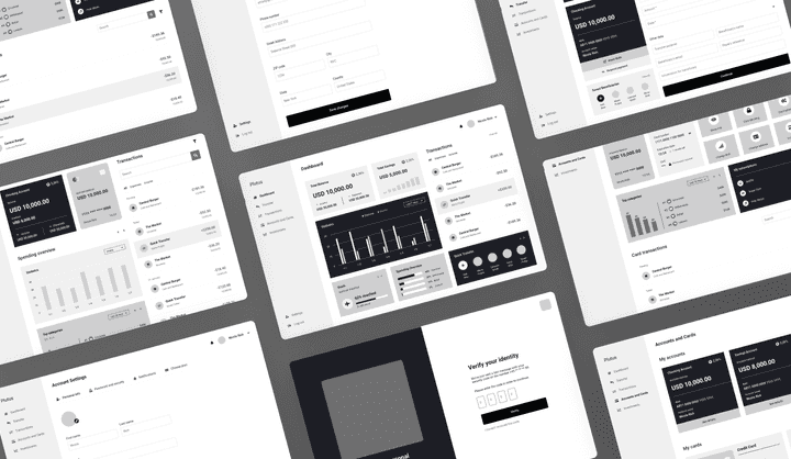 Banking Website Wireframe | Banking Web Wireframe | Uizard