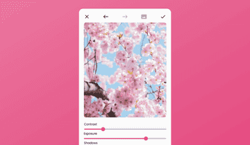 Photo Editing App Template | Photo Editor UI Design | Uizard