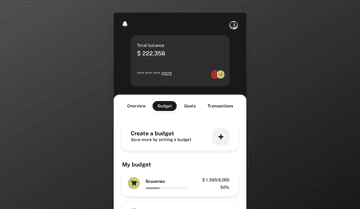 Budgeting App Template | Budgeting App UI Design | Uizard