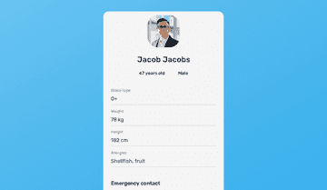 Healthcare Mobile App Design Template | Uizard