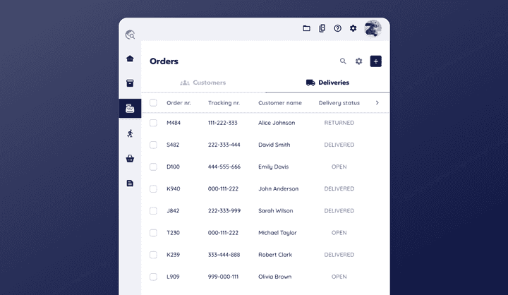 Purchase Order Management System Tablet App Template | Uizard
