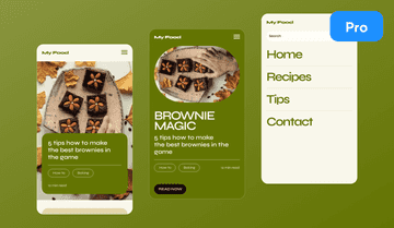 Blog App Design Template | Blog App Template | Uizard