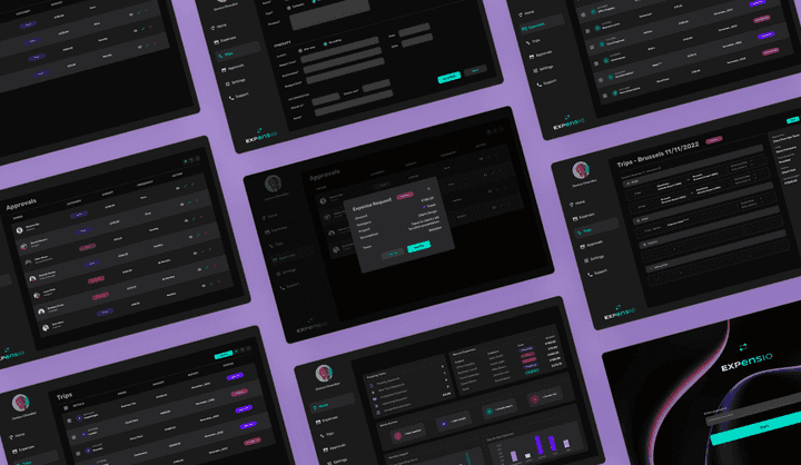 Expense Tracking Web App Template | Expense Tracking UI Design | Uizard