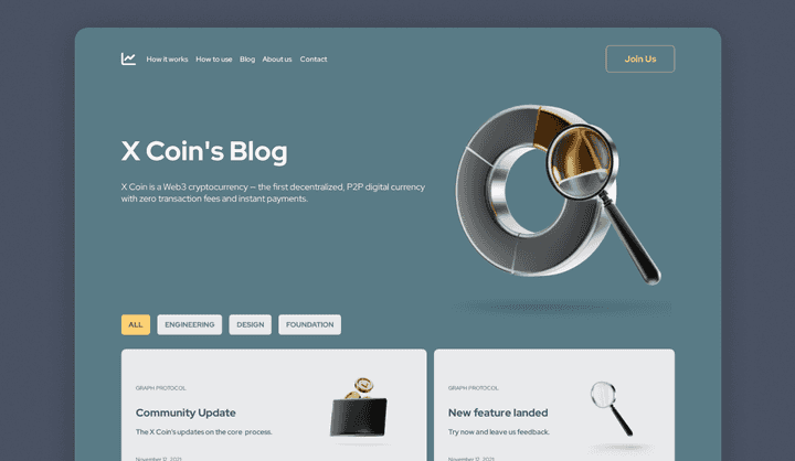 Web3 Website Template | Web3 Web Template | Uizard