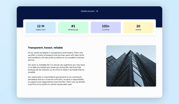 Banking Website Template | Bank Web Template | Uizard