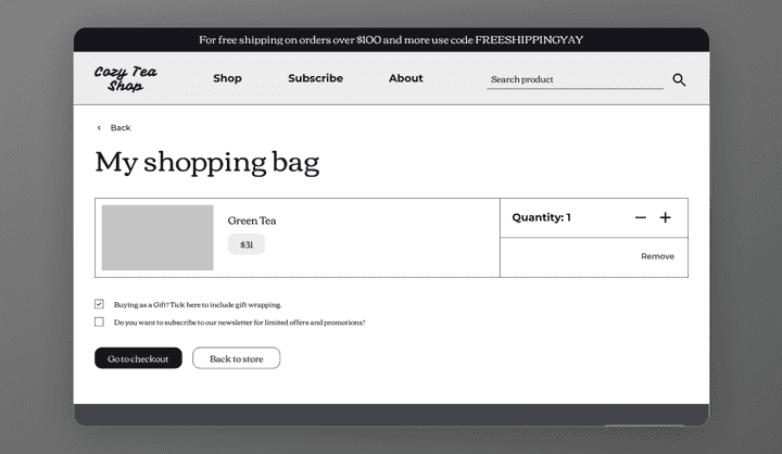 Ecommerce Website Wireframe Template | Uizard