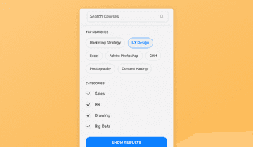 E-Learning UI Design Template | E-Learning App UI | Uizard