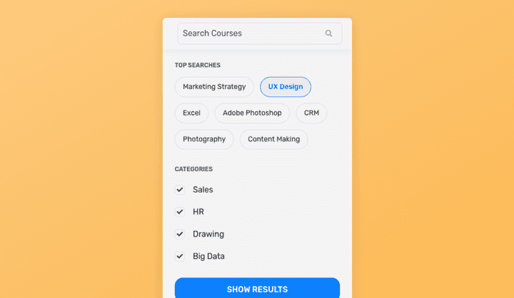E-Learning UI Design Template | E-Learning App UI | Uizard