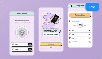 Smart Home App UI Design Template | Uizard