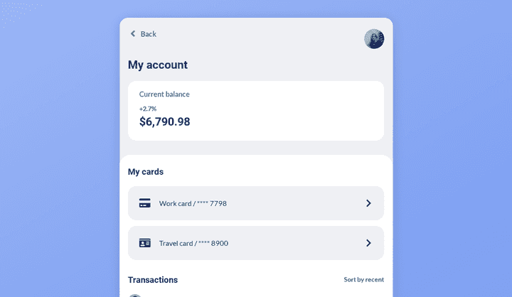 Money Transfer App Template For Tablet | Uizard