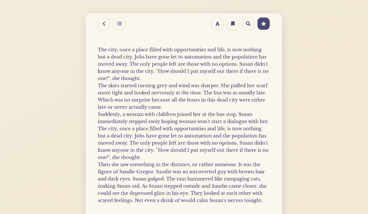 Book Reading App Template | Uizard
