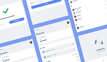 Money Transfer App Template For Tablet | Uizard