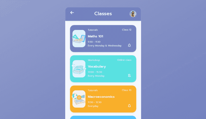 Study App UI Design Template | Uizard