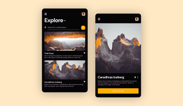 Travel App UI Design Template | Travel App UI | Uizard