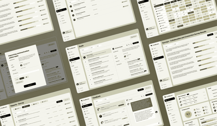Employee Feedback Web App Template | Uizard