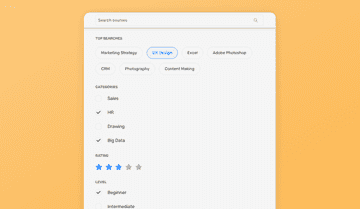Learning App Template | Uizard