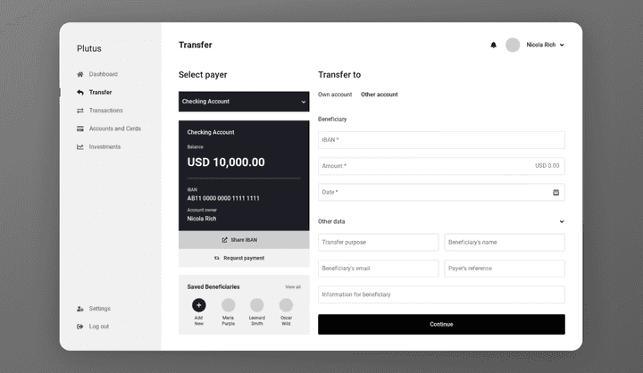 Banking Website Wireframe | Banking Web Wireframe | Uizard