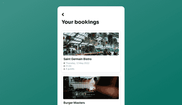 Restaurant Booking App UI Design Template | Uizard