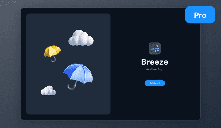 Weather Web App Design Template Weather Web Ui Design Uizard