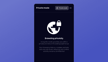 Dark Internet Browser App Template | Internet Browser UI Design | Uizard